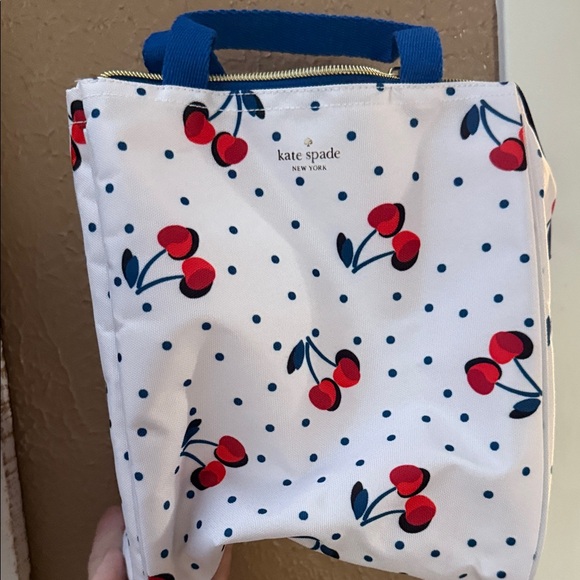 kate spade | Storage & Organization | Kate Spade Cherry Dot Lunch Bag ...